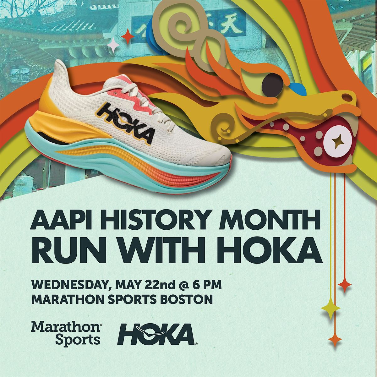AAPI Heritage Month Group Run with Marathon Sports x Hoka, Marathon ...