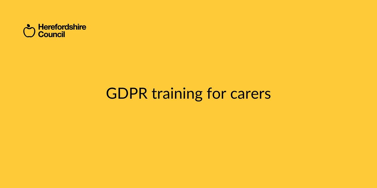 Mandatory GDPR Training for carers, Shell Store - Coworking & Office ...