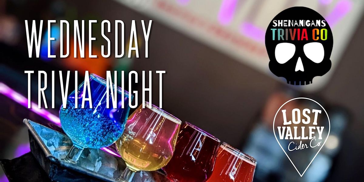 Wednesday Night TRIVIA!, Lost Valley Cider Co., Milwaukee, 6 December ...