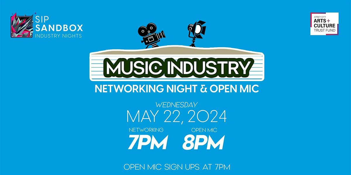 Sip Sandbox: Music Industry Networking Event, Sip Studios JC, Jersey ...