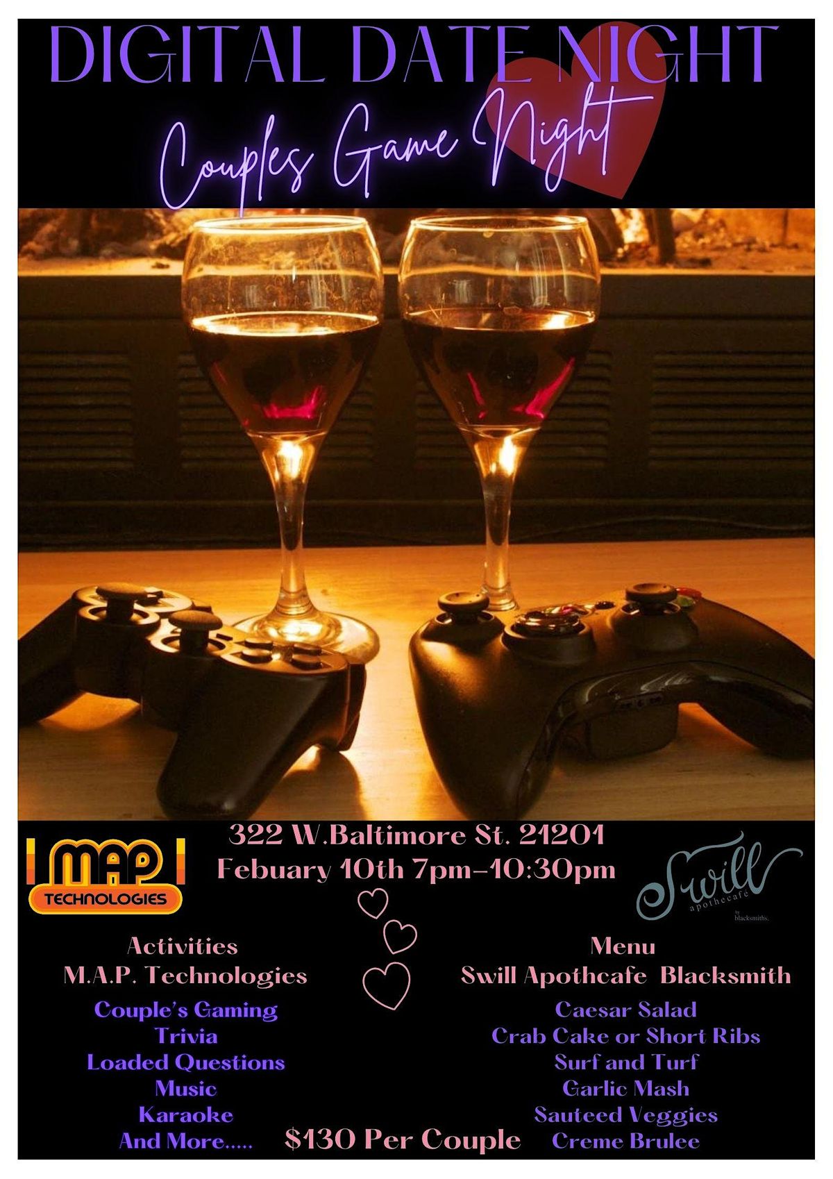 Digital Date Night, M.A.P. Technologies, Baltimore, 10 February 2024 ...
