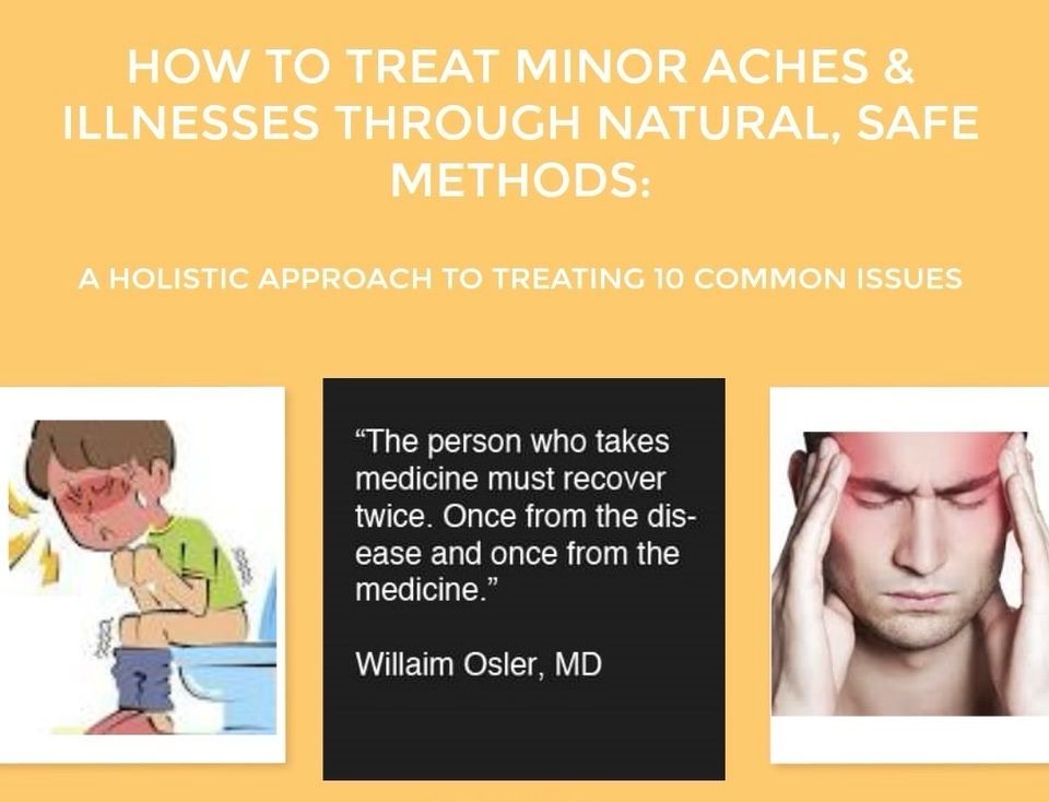 Treating Minor Aches & Illnesses Naturally, IGi Fitness, Port Orchard ...