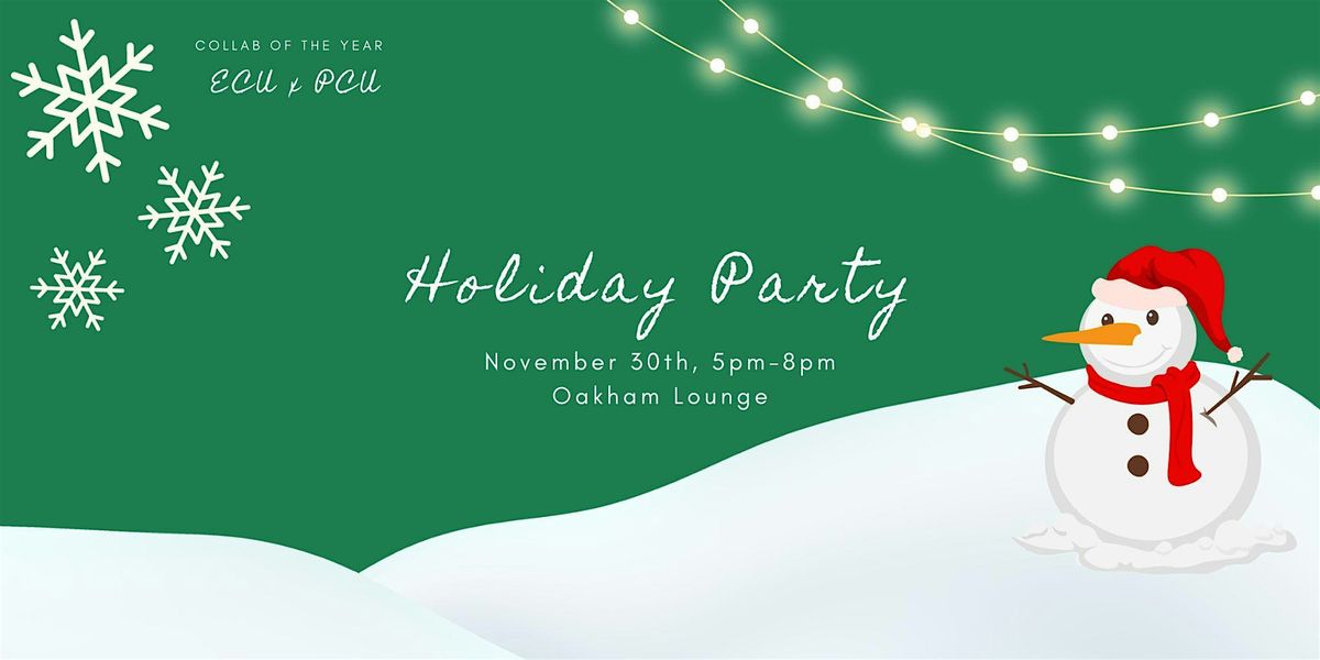 ECU x PCU Holiday Party, Toronto Metropolitan University, Podium ...