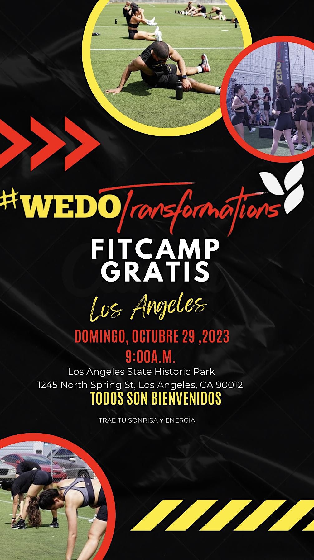 We Do Transformations Fitcamp Gratis, Los Angeles State Historic Park ...
