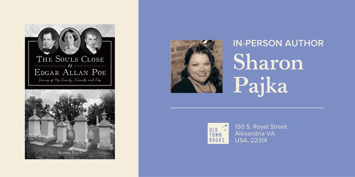 Book Signing: Sharon Pajka, Old Town Books, Alexandria, 28 October 2023 ...