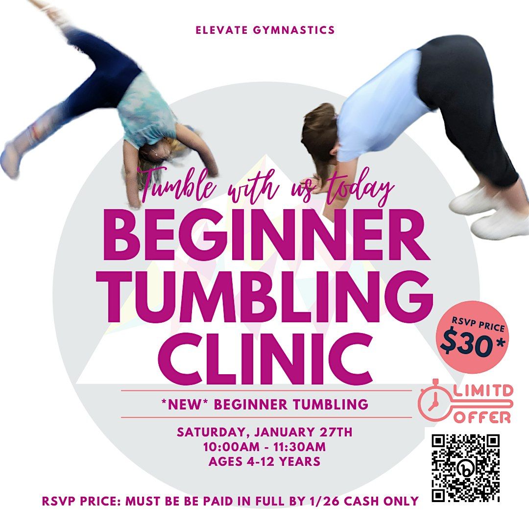 Beginner Tumbling Clinic, Elevate Gymnastics, Dallas, January 27 2024 ...