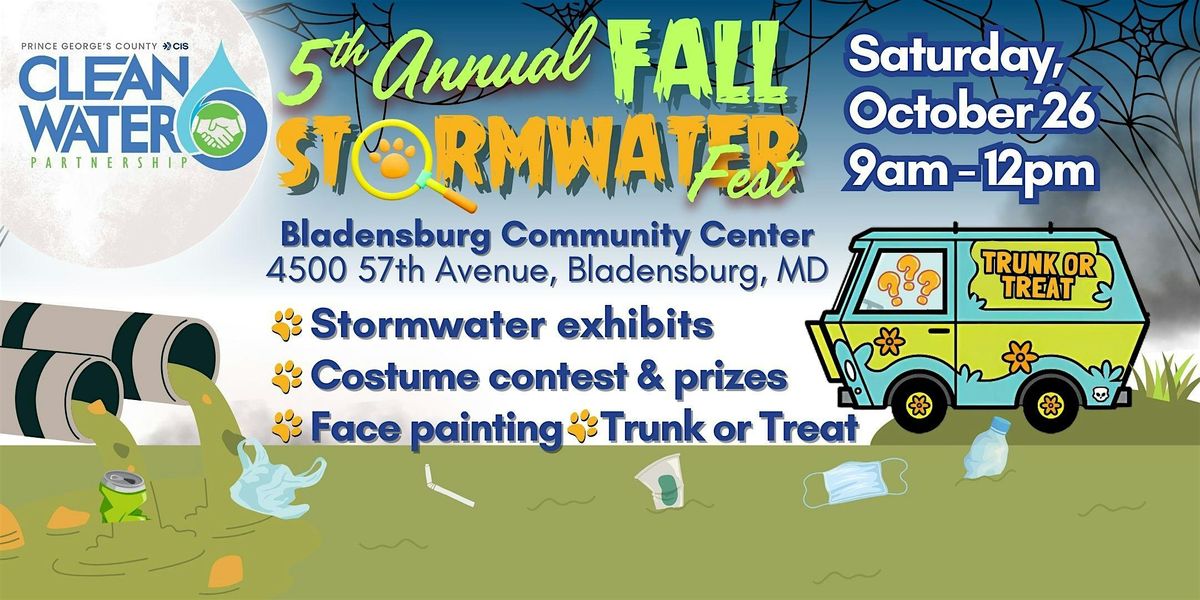CWP Fall Stormwater Festival Trunk-or-Treat, Bladensburg Community ...