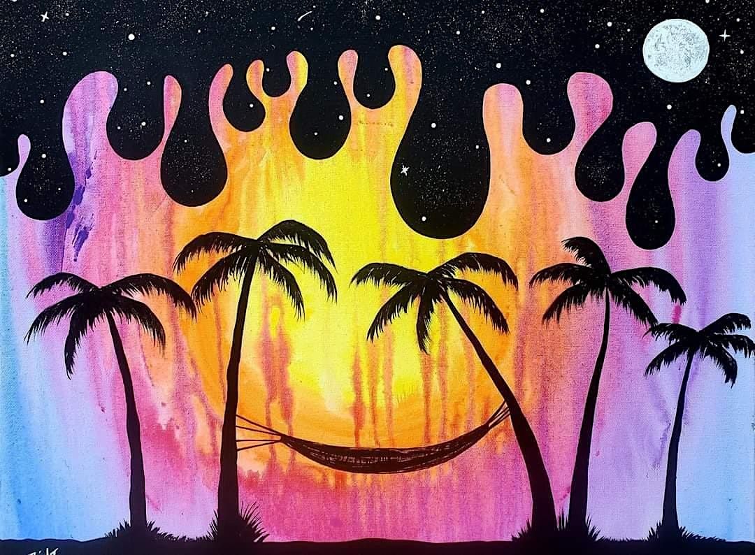 Paint Night: Paint N Puff at The Social House, Social House, Lake Worth ...
