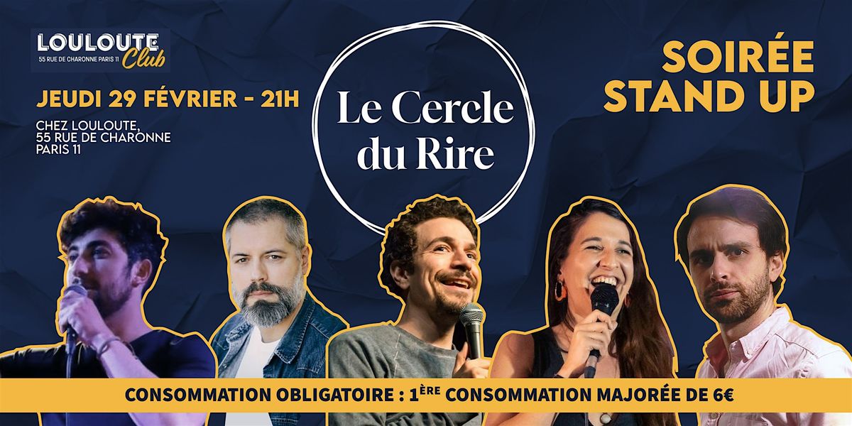 [STAND UP COMEDY] Le Cercle du Rire chez Louloute, Louloute, Paris, 29 ...