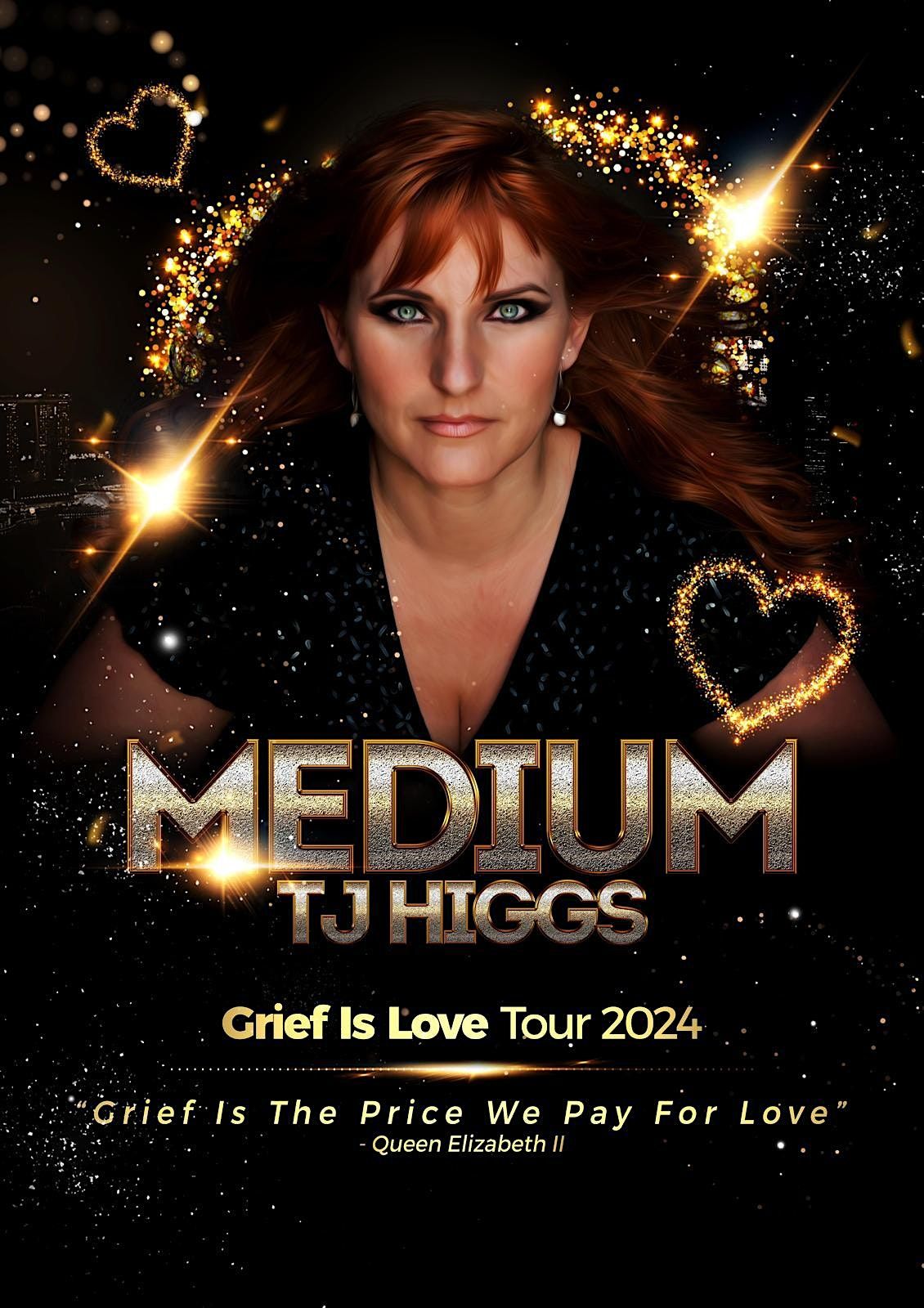 TJ Higgs Psychic Medium - Grief Is Love Tour 2024, Bilston Town Hall ...