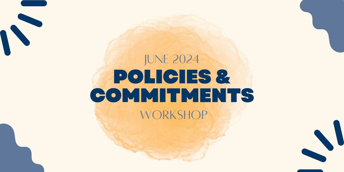 Policies & Commitments Workshop Knoxville, TN, 205 Bridgewater Rd, Knoxville, 5 June 2024 ...