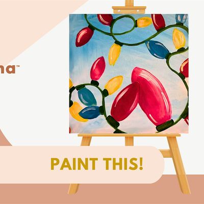 Holiday Artvana Sip and paint art class at Cafe Elite in Lacey!, Cafe ...