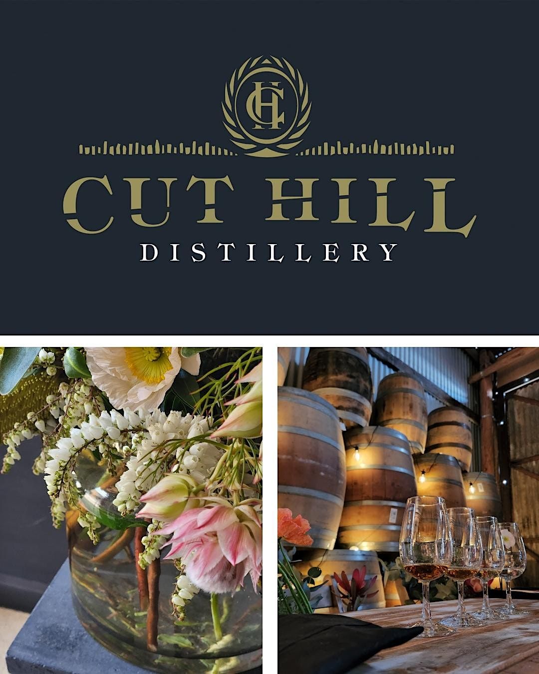 Spirit Sampling & Flower Arrangements @ Cut Hill Distillery, 34 Mont ...