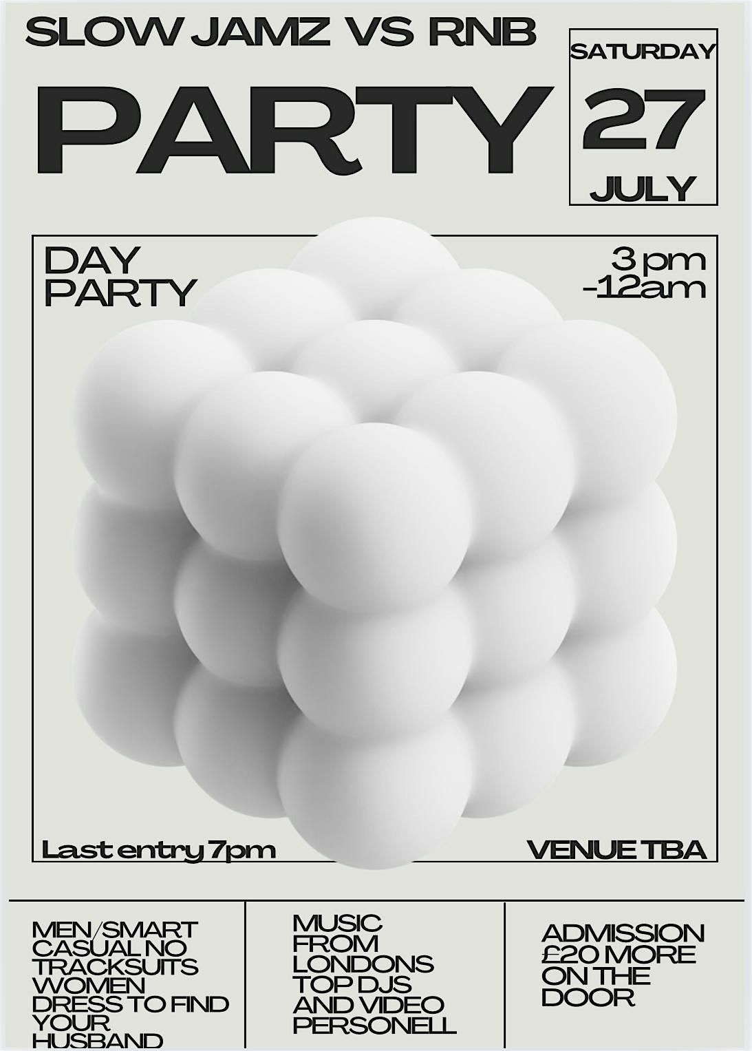 Slow jamz and RNB party, Trent Country Park, London, 27 July to 28 July ...