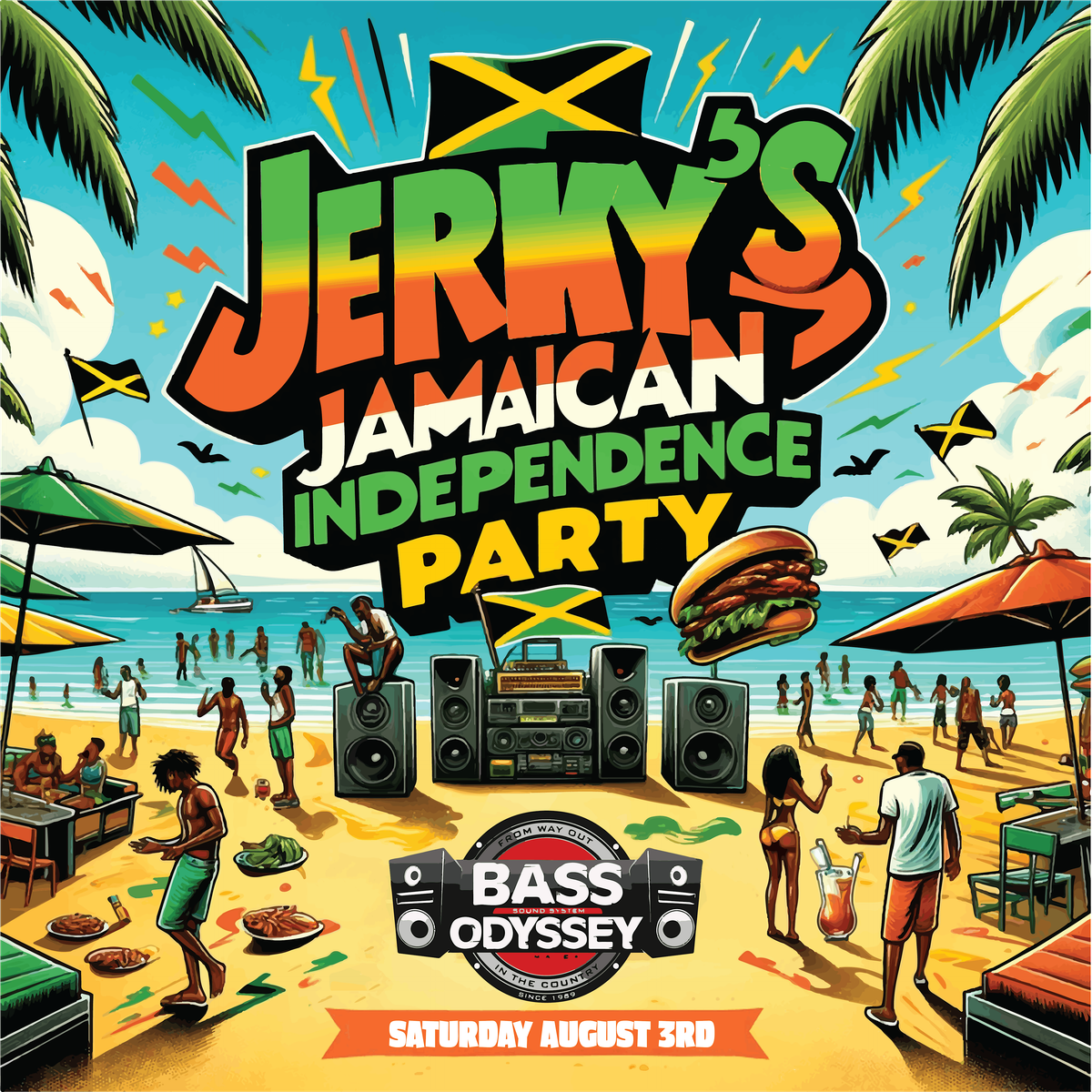 Jerky’s Jamaican Independence Day Party x Bass Odyssey Live From Jamaica, 3 August 2024 ...