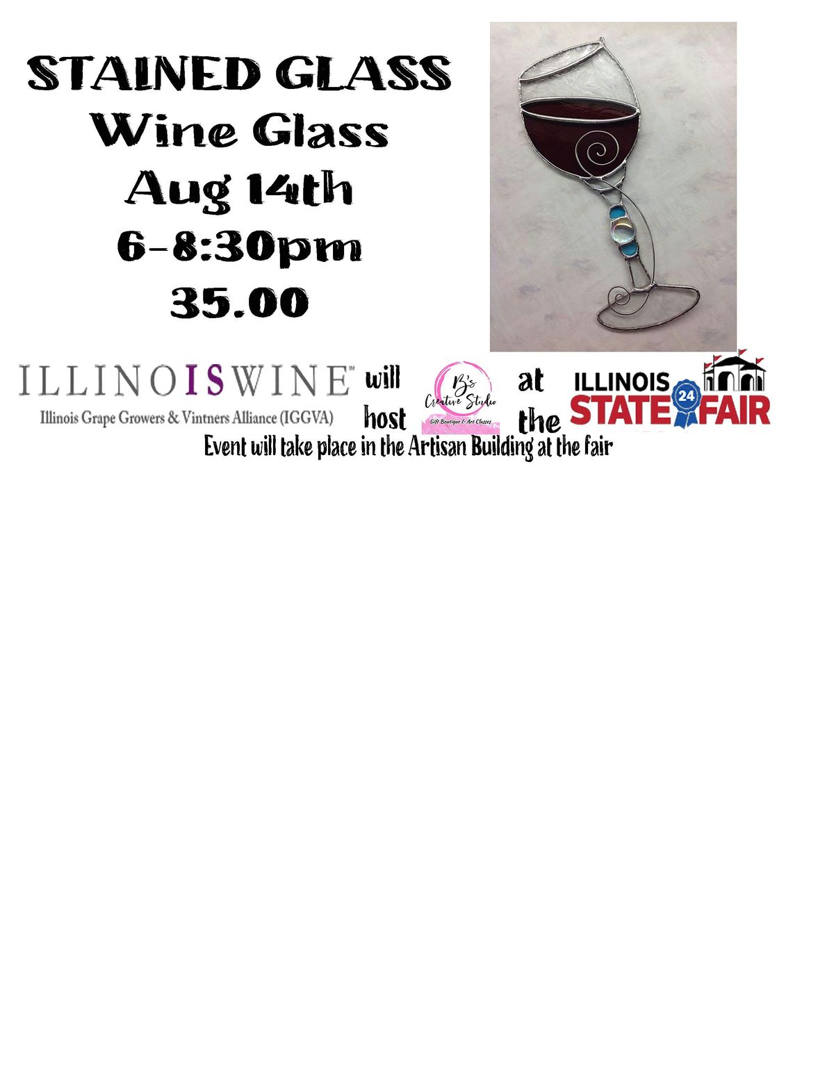 Stained Glass Class at ILLINOIS STATE FAIR, Illinois State Fair Grounds ...