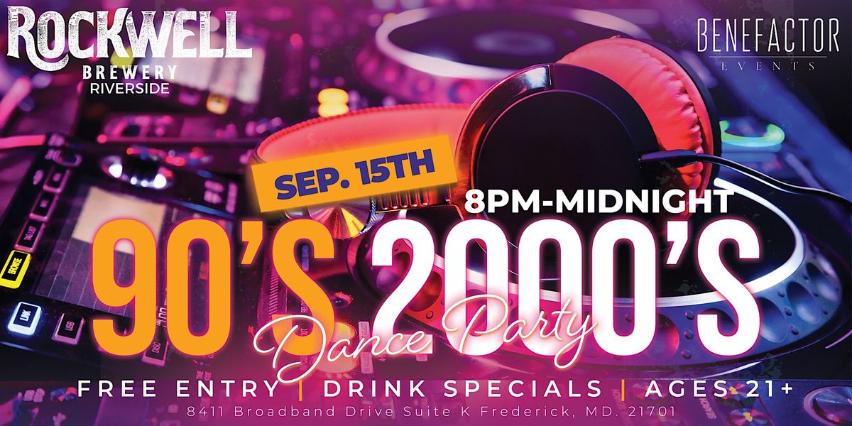 90s - Early 2000s Dance Party, 8411 Broadband Drive suite k, Frederick ...