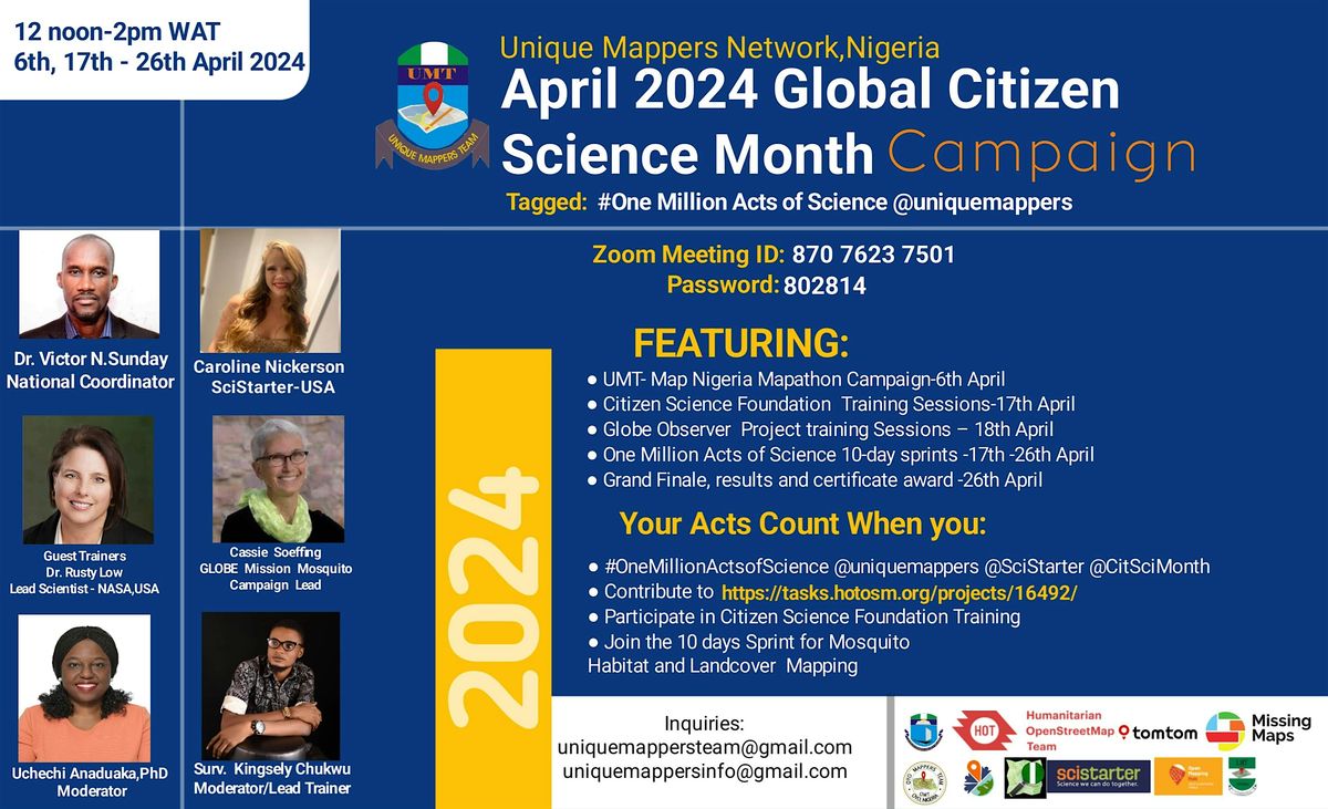 #One Million Acts of Science Megathon @Unique Mappers Network Nigeria ...