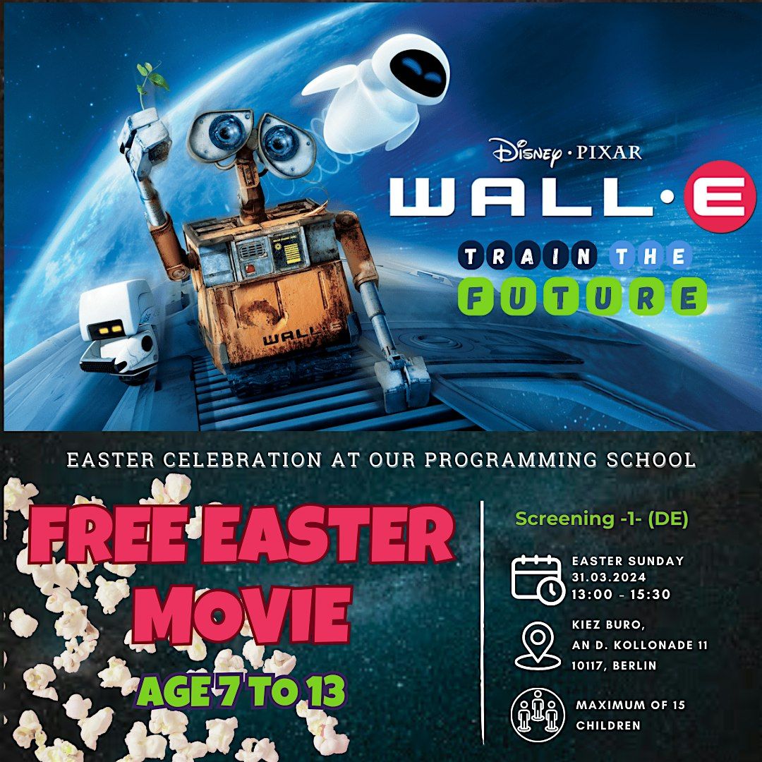 Osterfeier: Kostenloser Robotik-Film (DE) für 7- bis 13-Jährige, An d ...