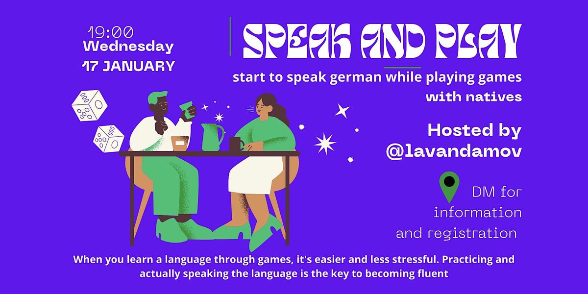 SPEAK AND PLAY, LENZ, Burggasse, Vienna, Austria, Wien, 17 January 2024 ...