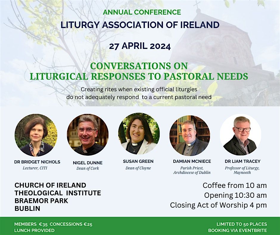 Conversations on liturgical responses to pastoral needs, The Church of ...