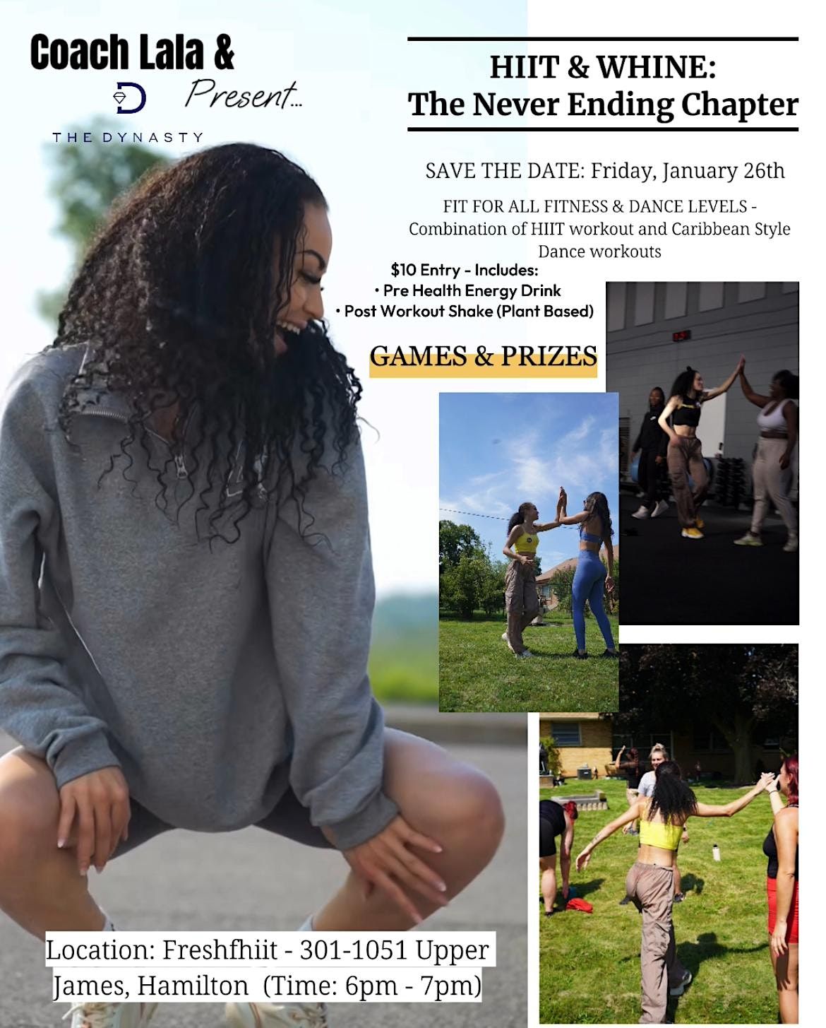 HIIT&WHINE: The Never Ending Chapter, FRESHFHIIT, Hamilton, 26 January ...