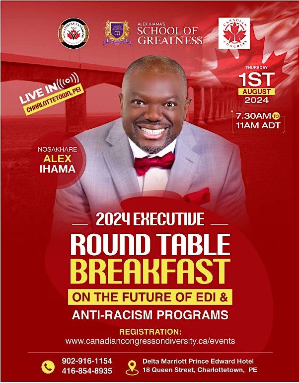 Leadership Round-Table: EDI & Anti-Racism Breakfast for Executives ...