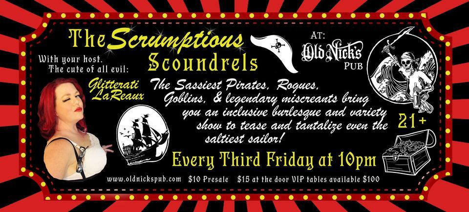 The Scrumptious Scoundrels, Old Nick's Pub, Eugene, September 15 to ...