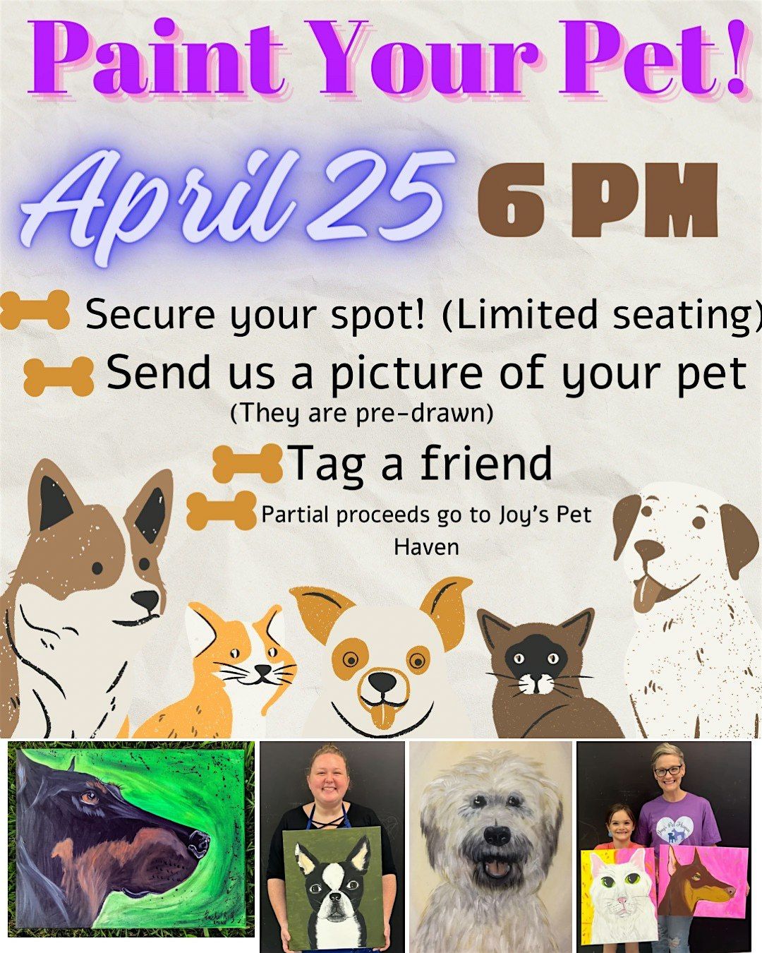 Paint Your Pet!, Tipsy Easel, Dothan, 25 April 2024 | AllEvents