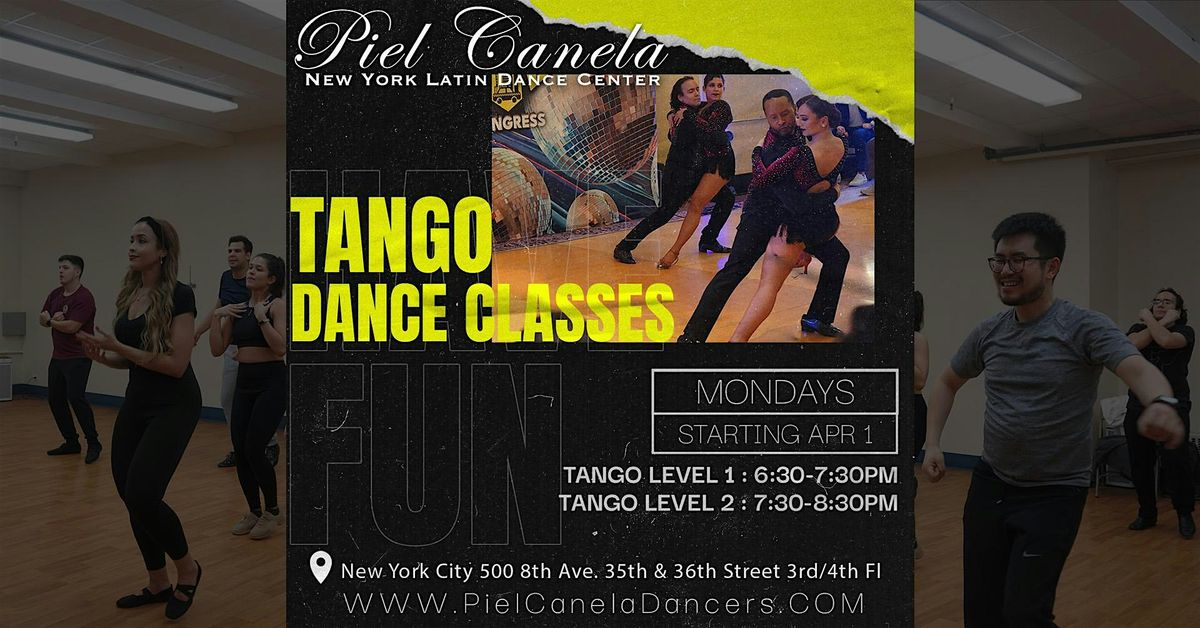 Tango Dance Class, Level 2 Advanced-Beginner, Pearl Studio NYC, New ...