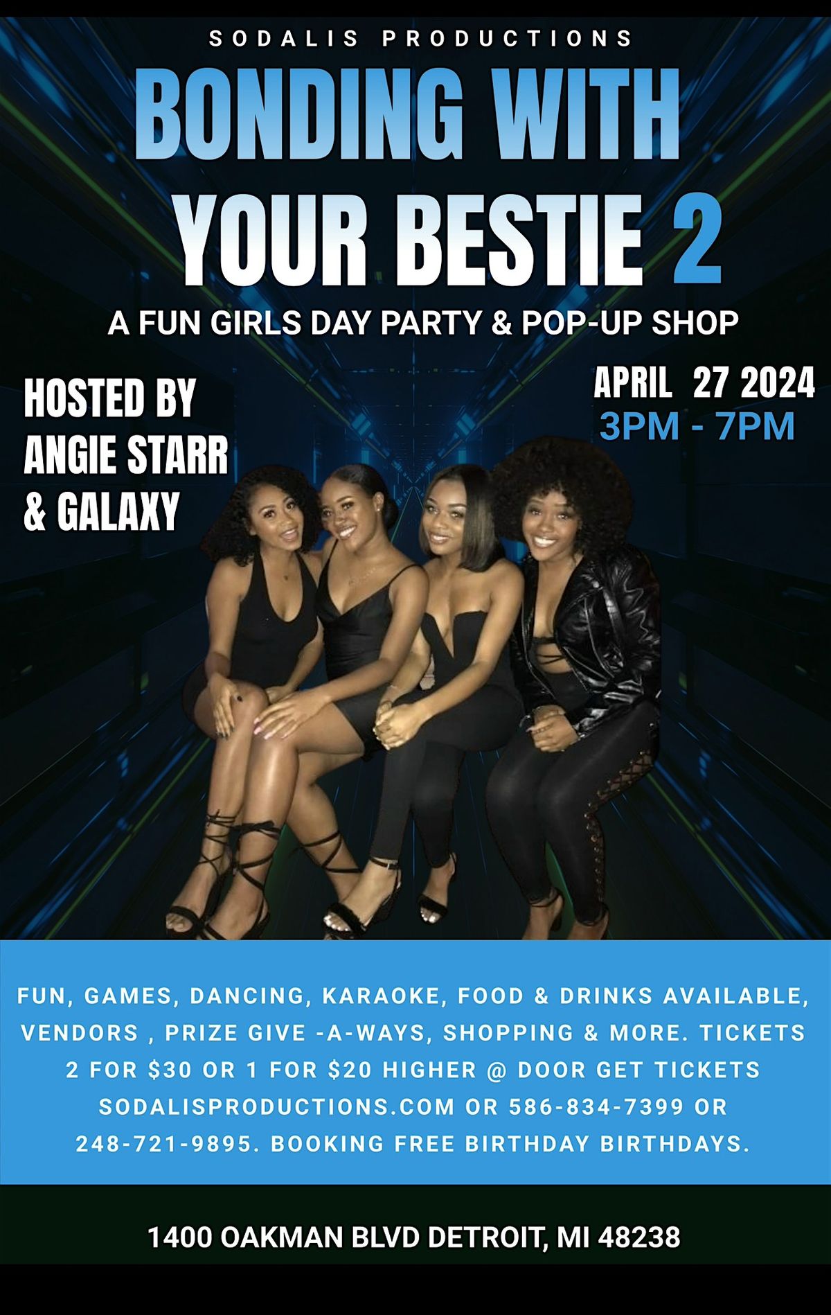 Bonding With Your Bestie 2 Girls Day Party & Pop Up Shop, 1400 Oakman ...