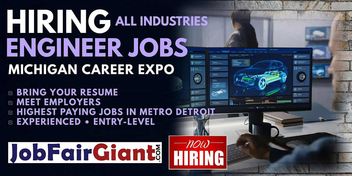 Detroit Engineering and Technical Jobs Career Expo 2024, Radisson Hotel ...