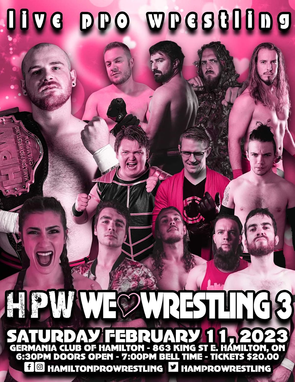 HPW - We ️ Wrestling 3! Pro Wrestling Action!, Germania Club of ...