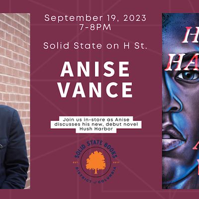 Author Anise Vance @ Solid State Books on H St., Solid State Books ...