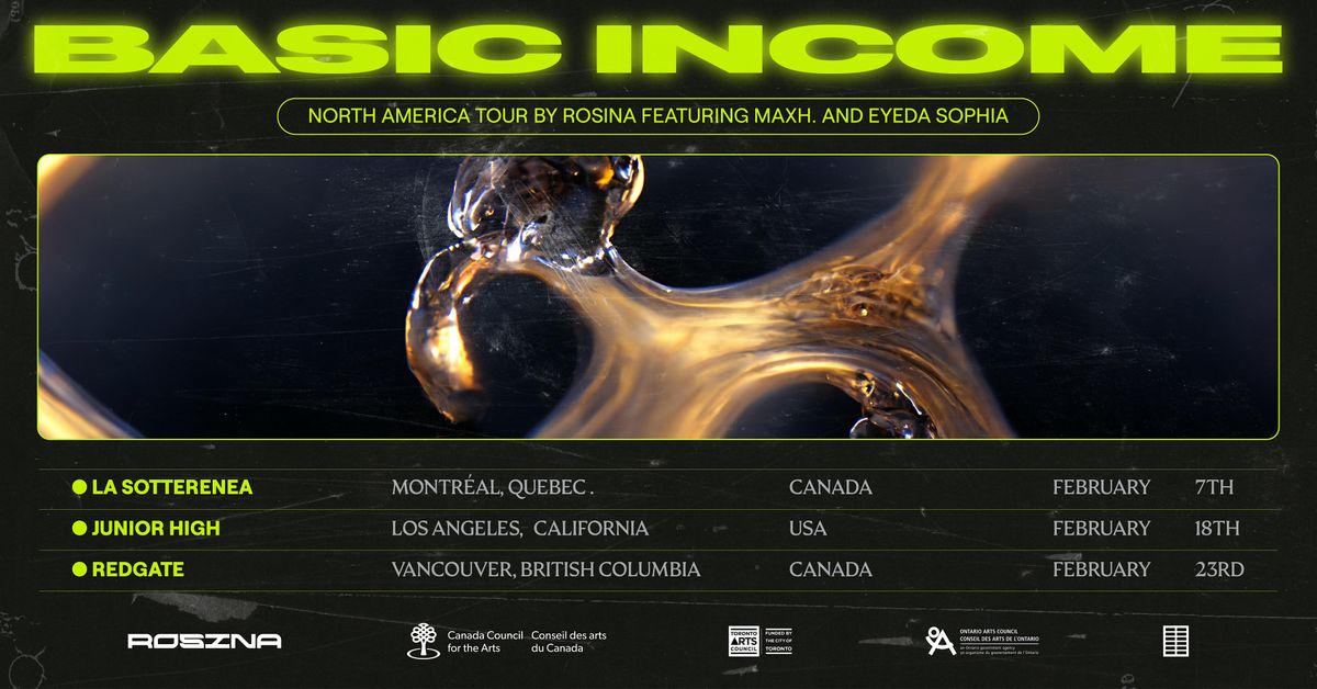 Basic Income, Red Gate, Vancouver, 23 February to 24 February | AllEvents