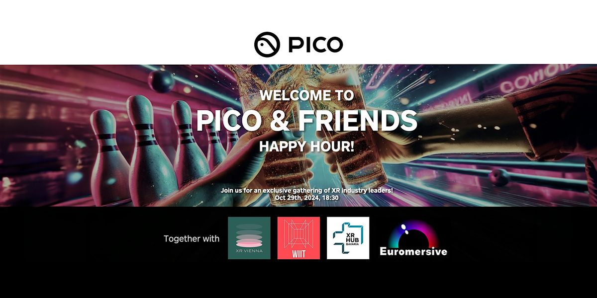PICO & Friends Community Happy Hour & Bowling Action, die Allee, Wien, 29 October 2024 ...