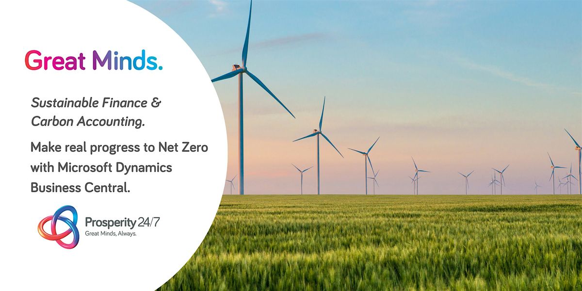 Great Minds Series: Sustainable Finance - Make real progress to Net ...