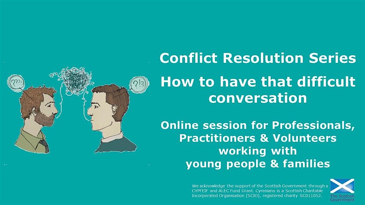 ONLINE PROF/PRACT/VOL - Conflict Resolution Session Difficult ...