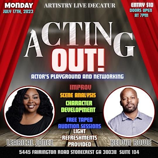 ACTING-OUT Actors’ playground and networking experience., Artistry Live ...