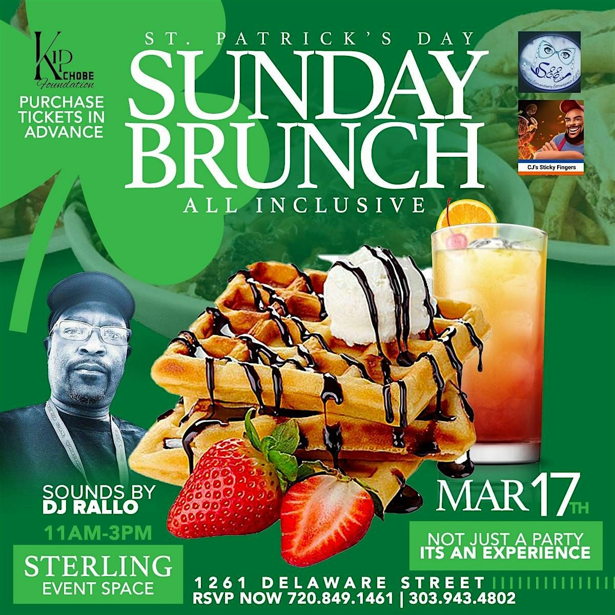 ST PATRICK DAY ALL INCLUSIVE R&B BRUNCH, Sterling Event Space, Denver ...