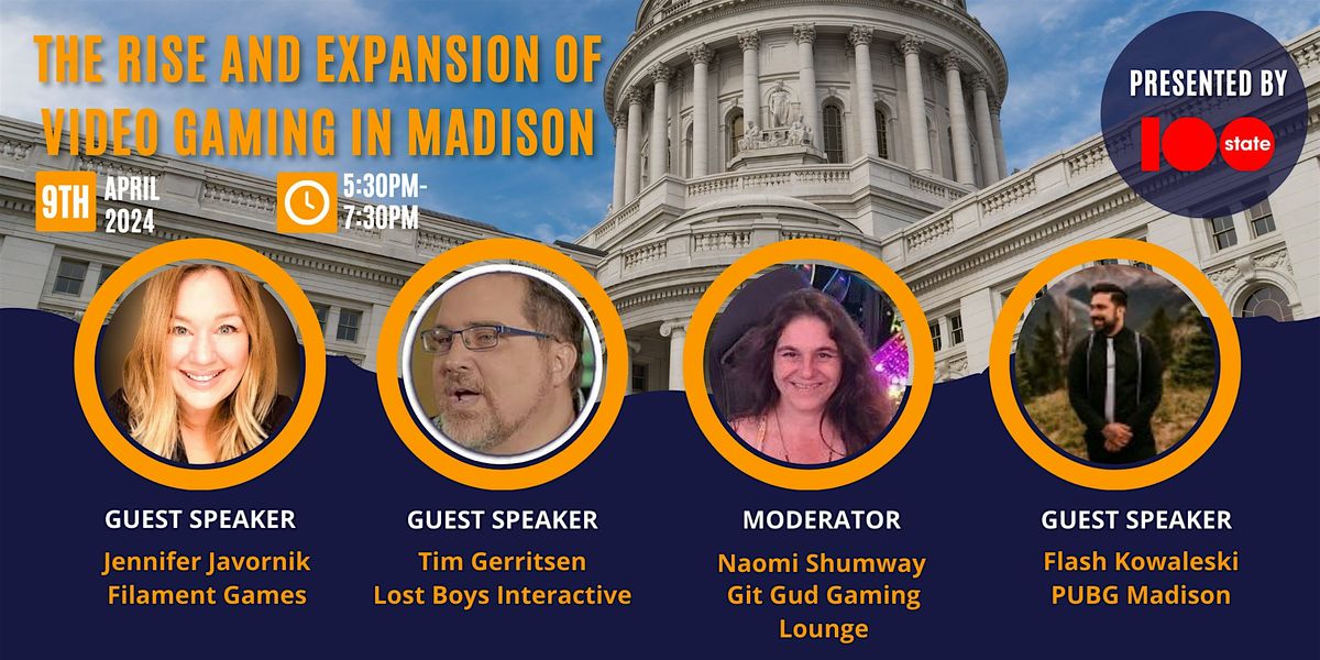 The Rise and Expansion of Video Gaming in Madison, 100state, Madison, 9 ...