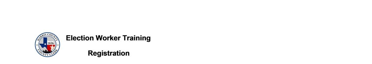 Judge and Clerk Election Training - ED (3 hours, in-person), Steve ...