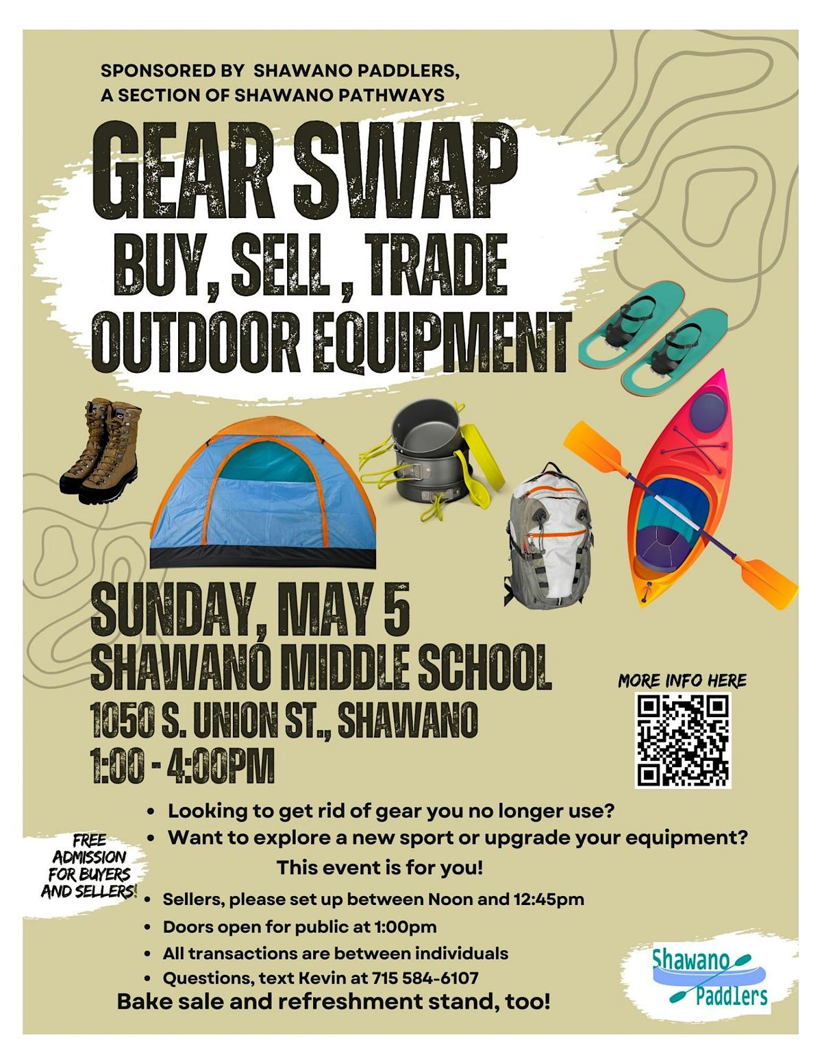 Gear Swap, Shawano Community Middle School, 5 May 2024 | AllEvents.in