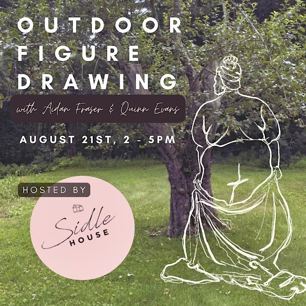 Plein Air Figure Art Session, Sidle House Gallery, Freeport, 21 August ...