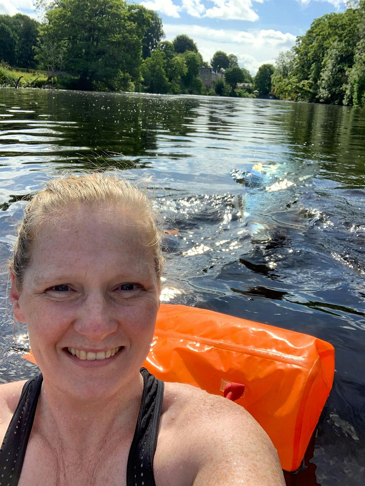 Introduction to cold water swimming session, Chaloner Pond, York, 3 May ...