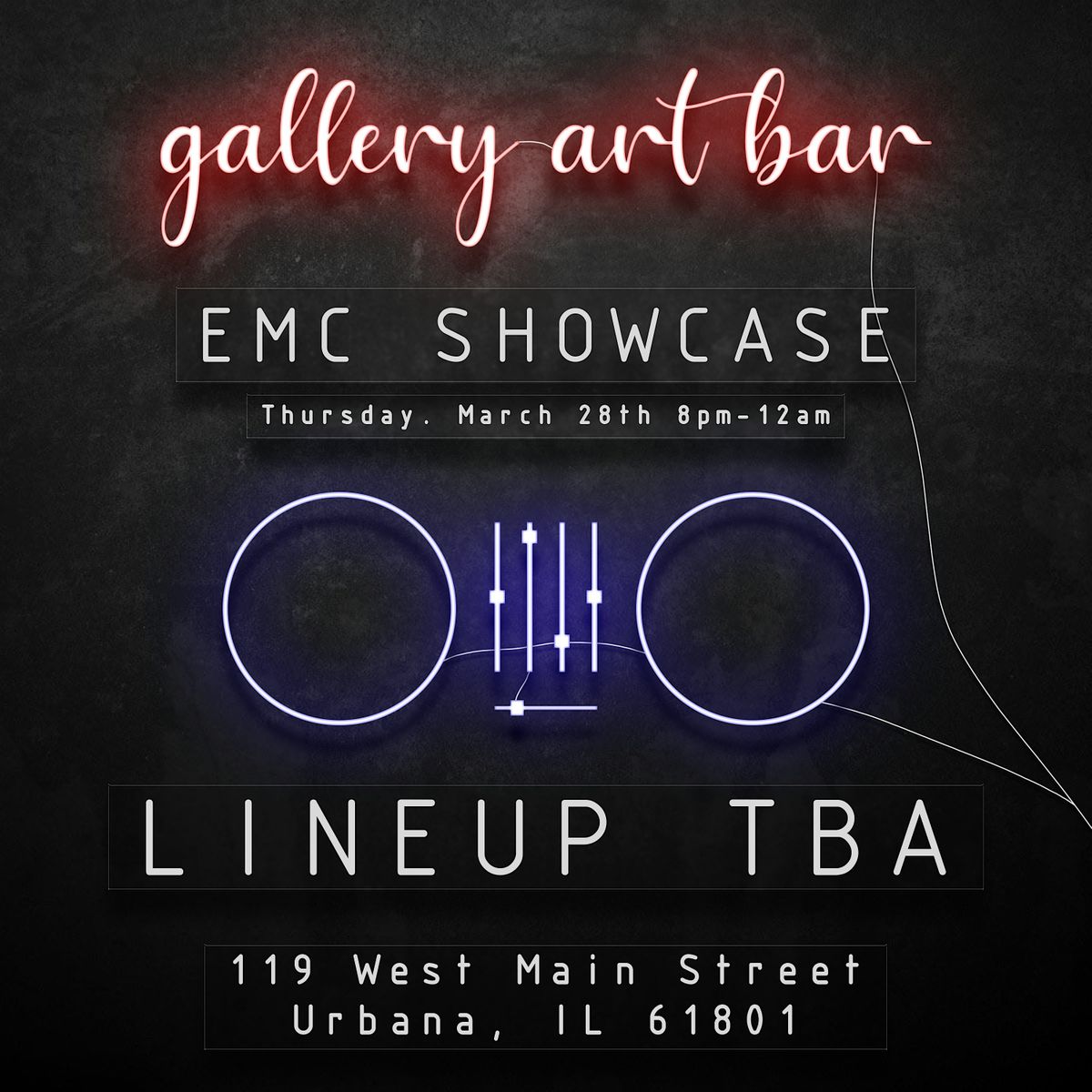 UIUC DJ showcase, Gallery Art Bar, West Main Street, Urbana, IL, USA ...