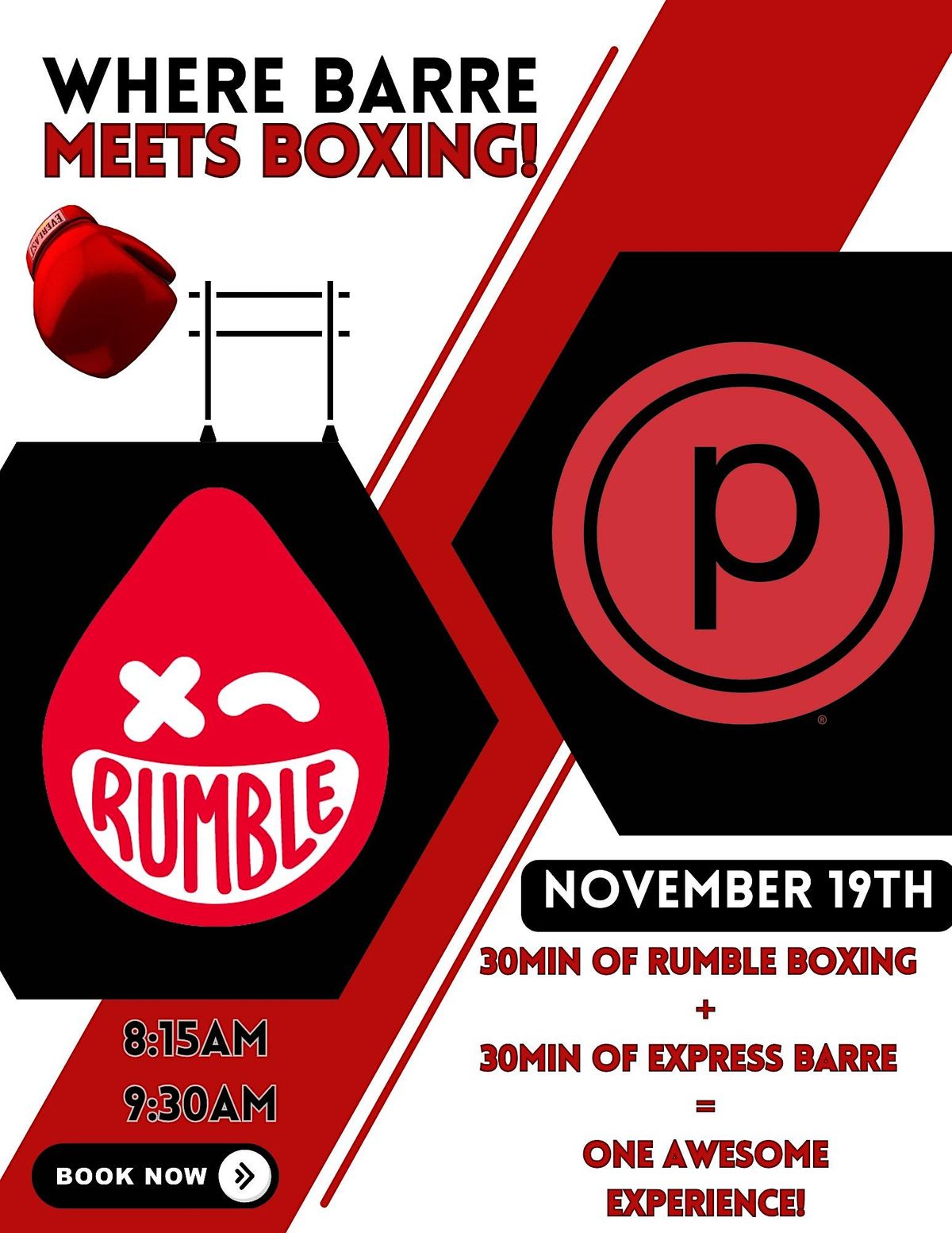 Rumble Boxing & Pure Barre Duo, Rumble Boxing, Parker, 19 November 2023 ...