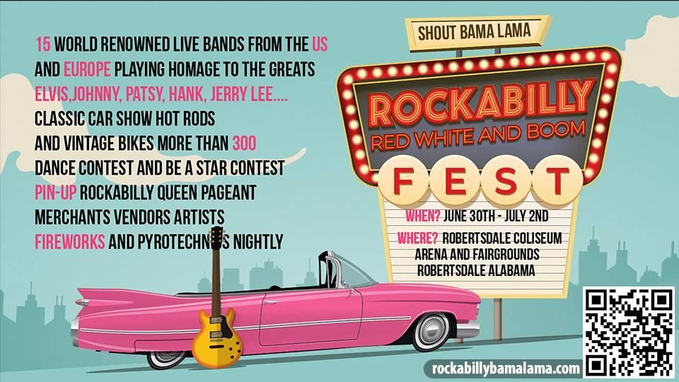 Rockabilly BamaLama Red White and Boom , Baldwin County Coliseum ...