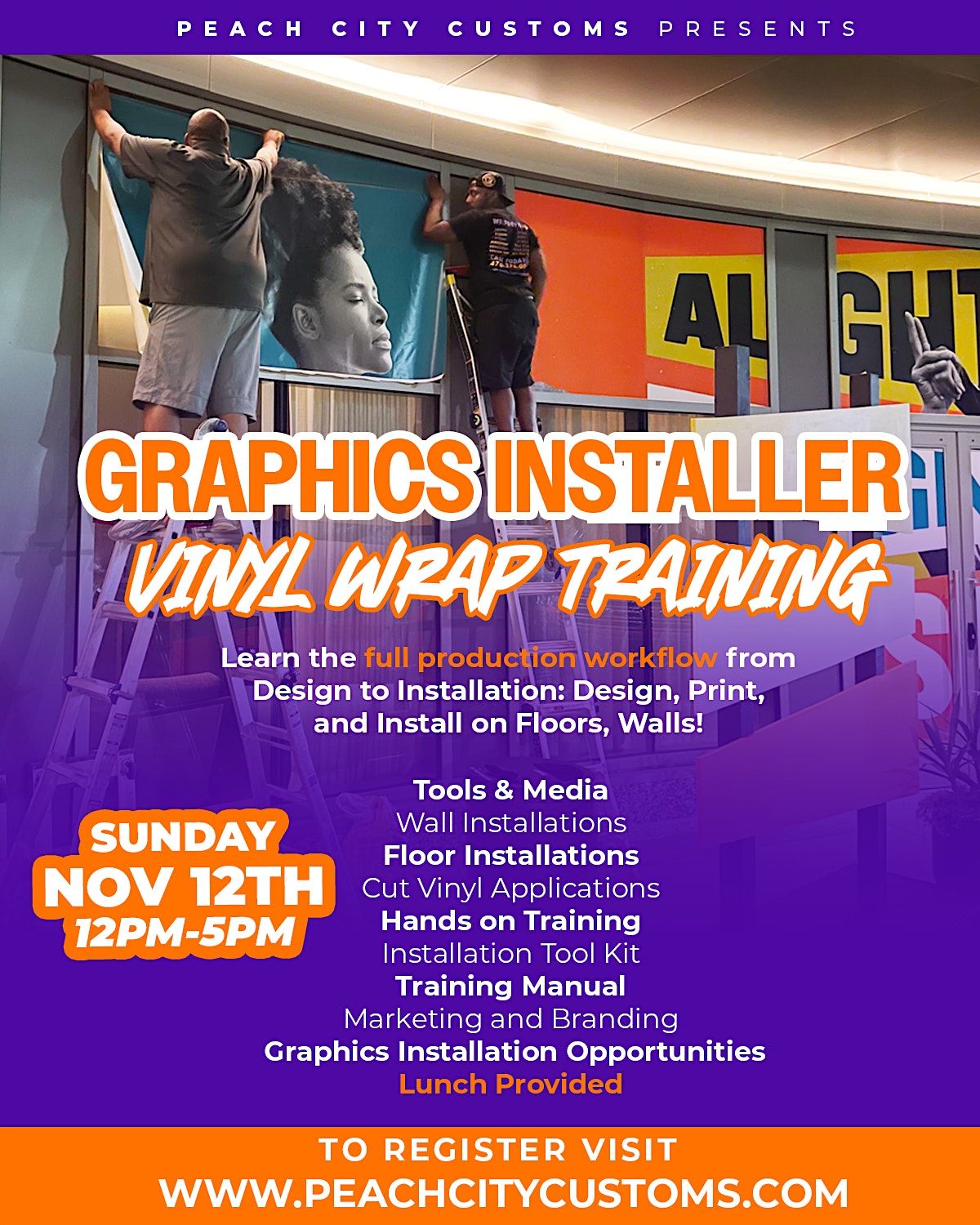 Graphics Installer Vinyl Wrap Training, 680 Murphy Ave SW, Atlanta, 12 ...