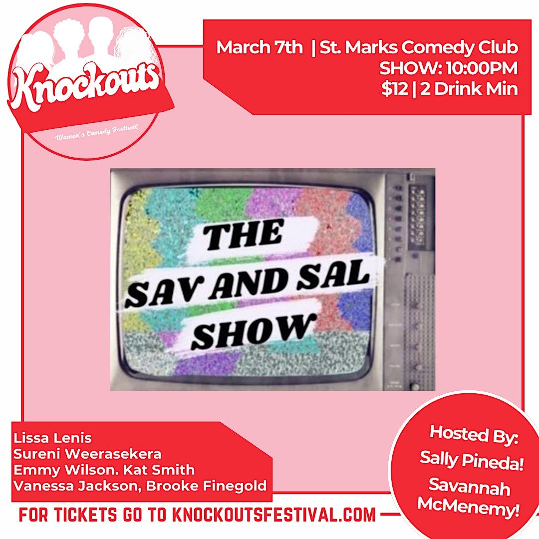 The Sav and Sal Show, St. Marks Comedy Club, New York, 7 March to 8 ...